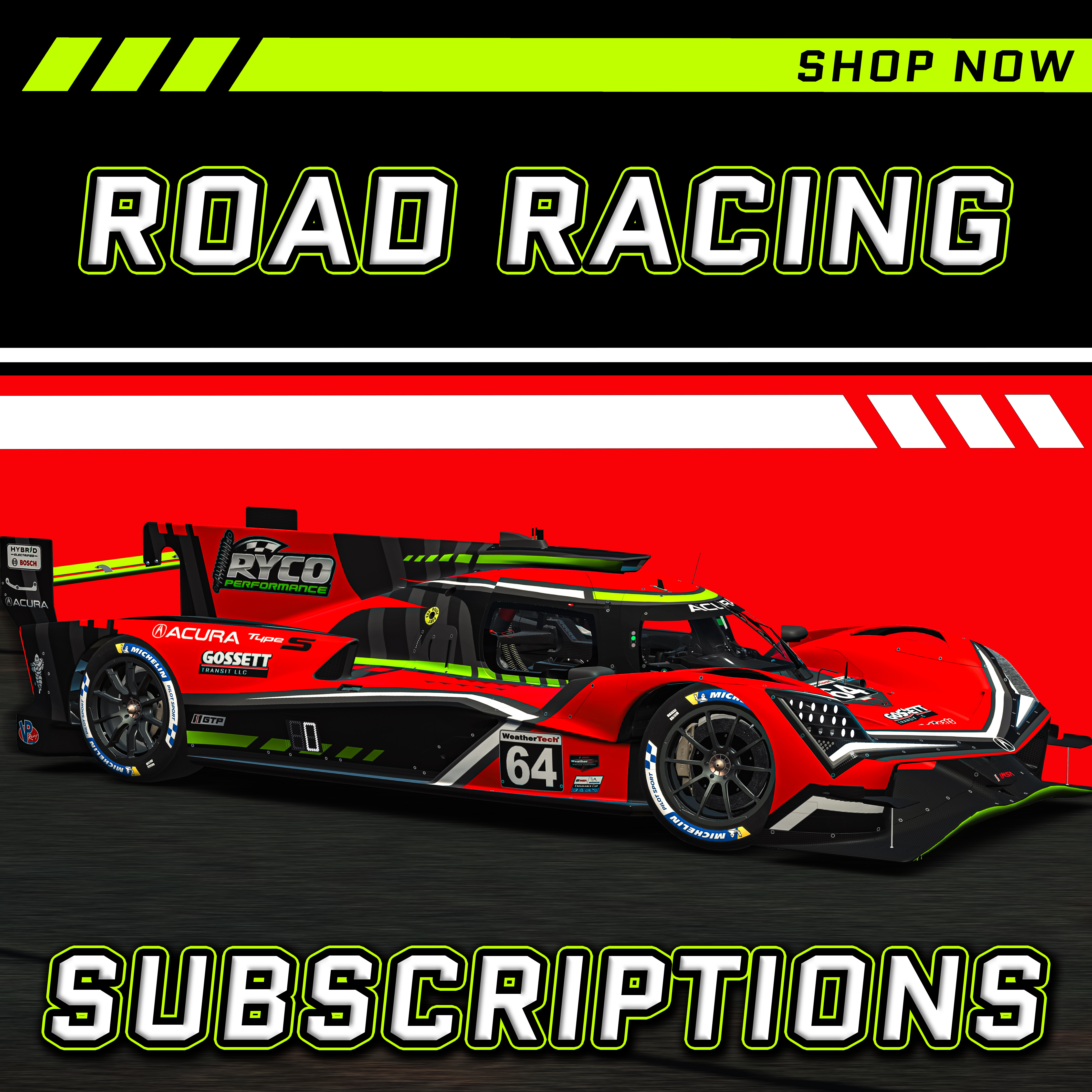 Road Racing Subscriptions – RYCO Performance / iRacing Setup Shop