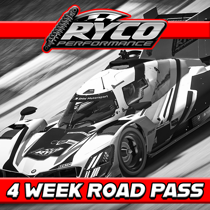 4 Week Road Subscription – RYCO Performance / iRacing Setup Shop