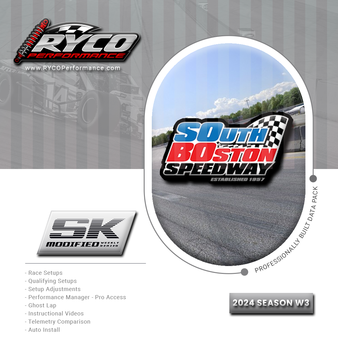 SK Modifieds Season 2 Data Packs – RYCO Performance / iRacing Setup Shop