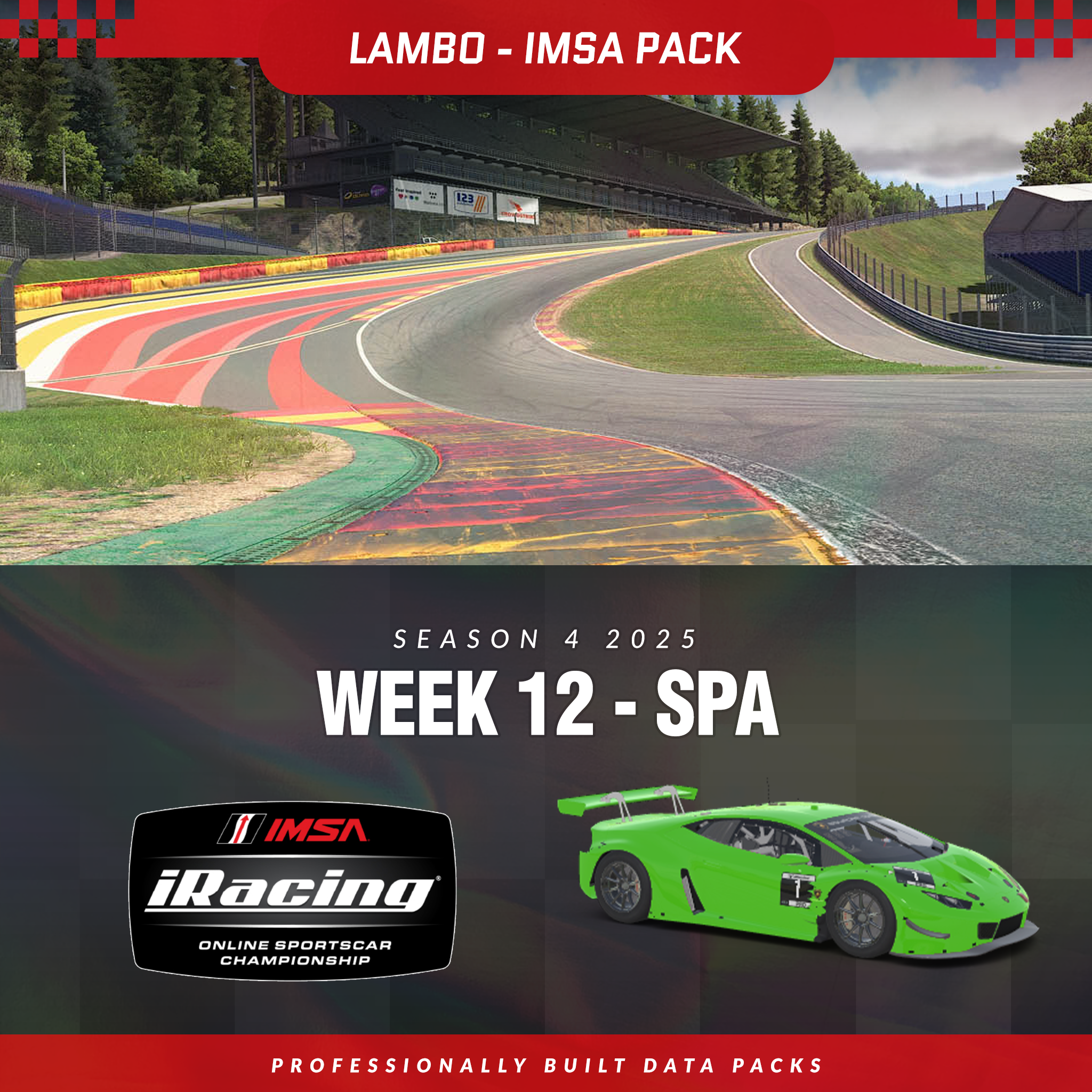 25S4 - Lambo Huracan GT3 EVO - W12 - SPA – RYCO Performance / iRacing ...