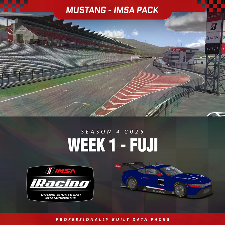 25S4 - Ford Mustang GT3 - W2 - Fuji – RYCO Performance / iRacing Setup Shop
