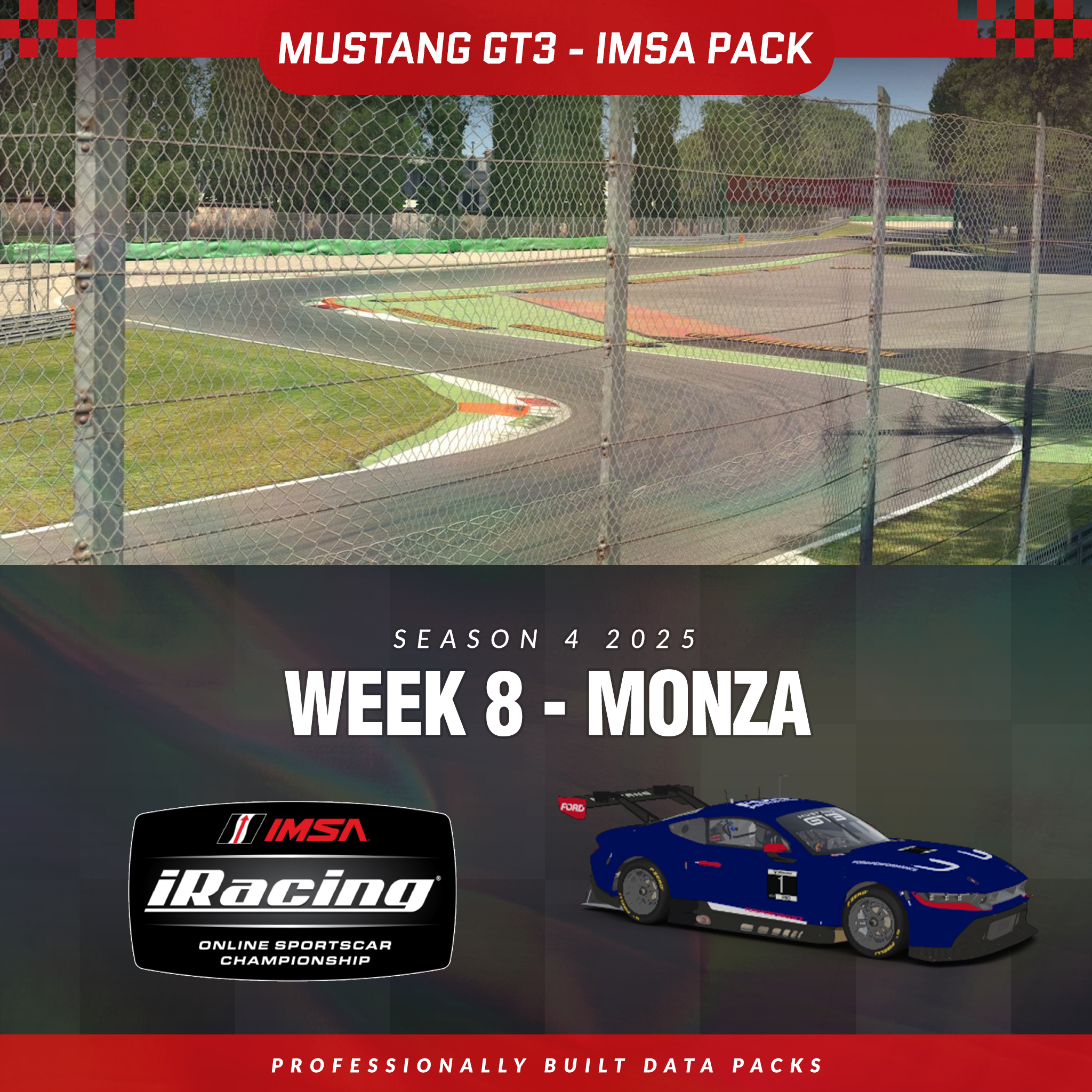 25S4 - Ford Mustang GT3 - W8 - Monza – RYCO Performance / iRacing Setup ...